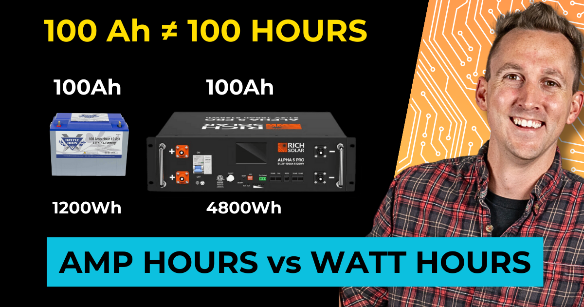 Understanding Amp Hours vs Watt Hours - EXPLORIST.life