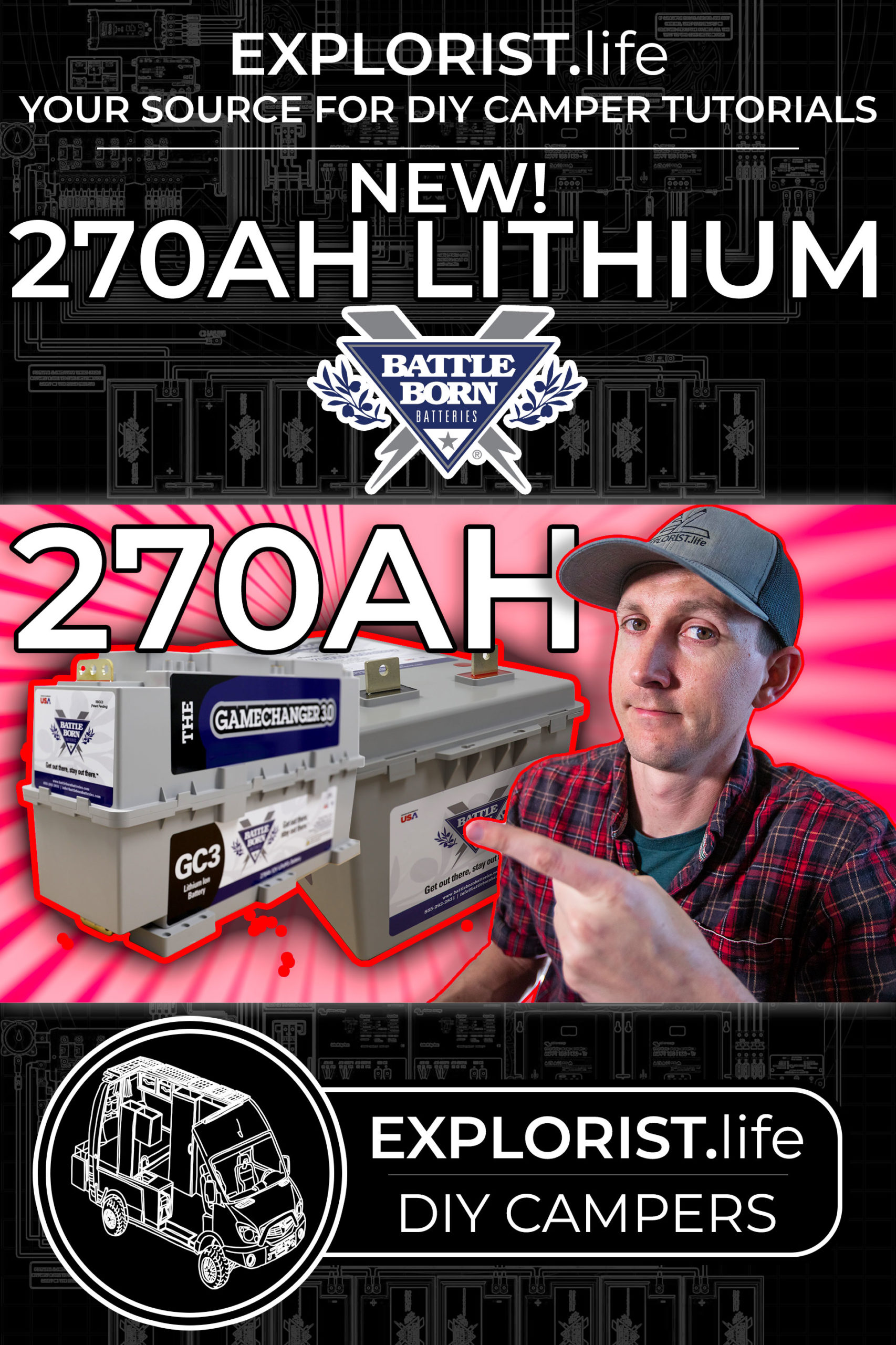 270Ah Battle Born Lithium Batteries – EXPLORIST.life