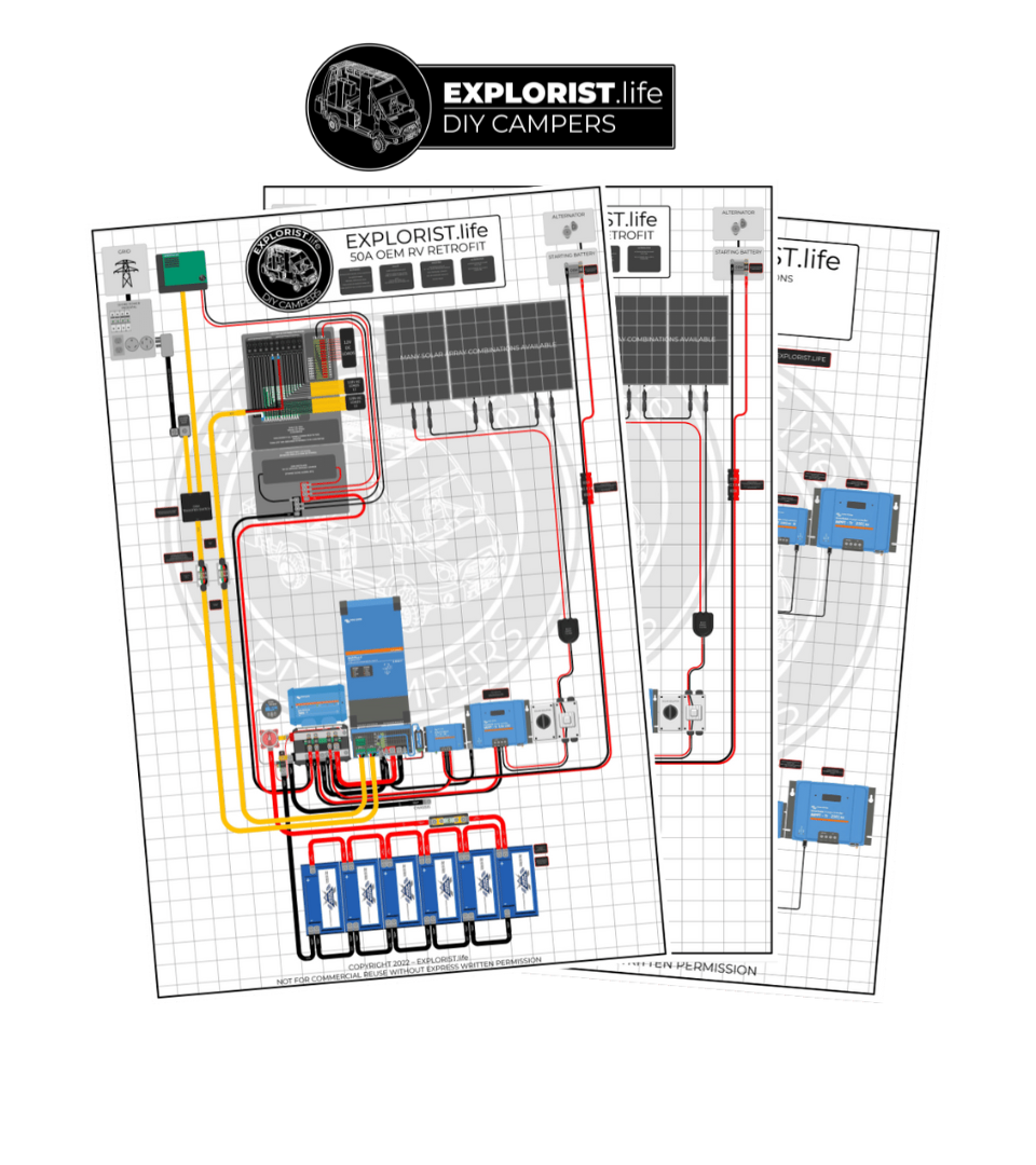 Solar Wiring Diagrams for DIY Campers, Vans & RVs - EXPLORIST.life
