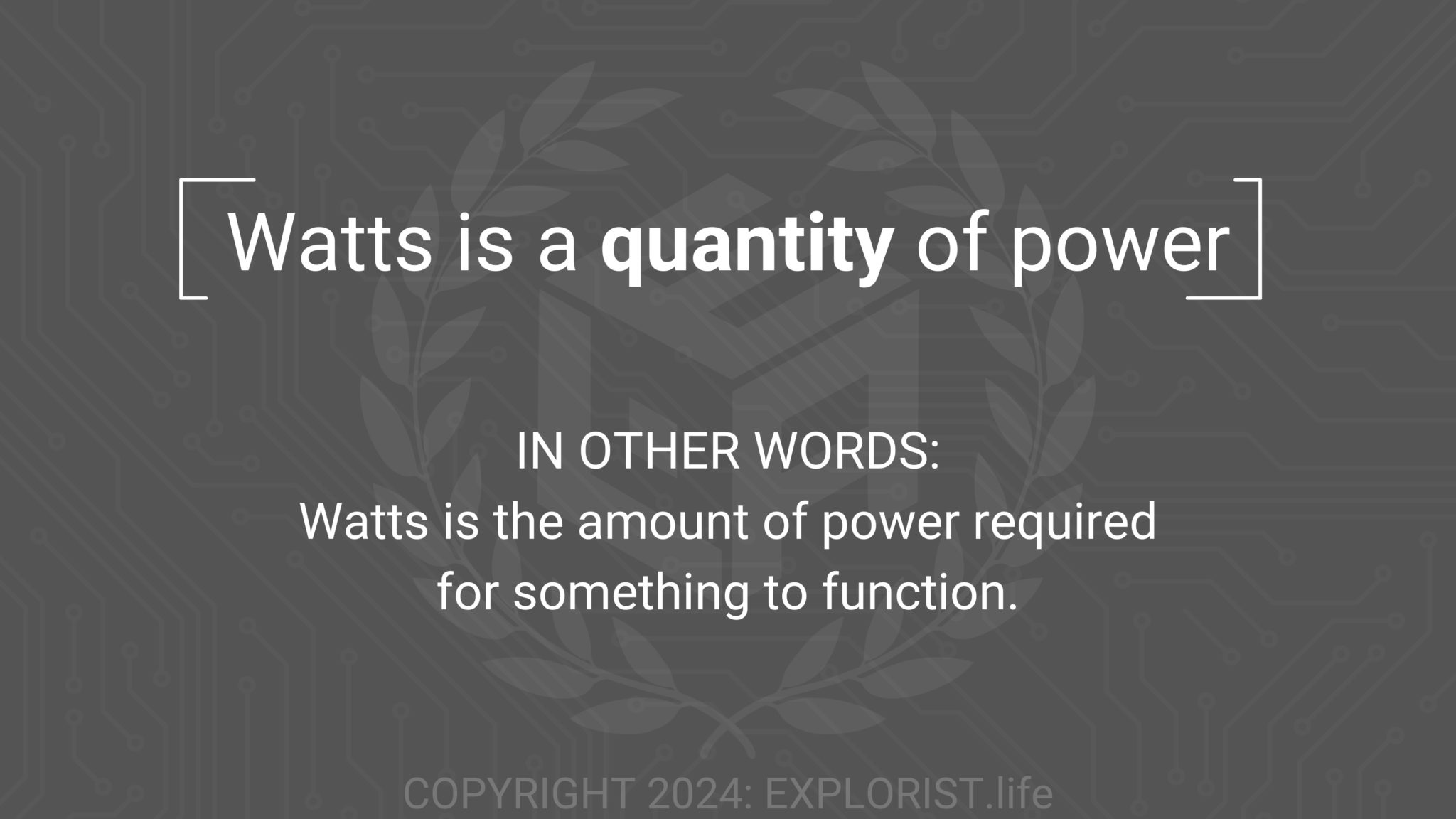 Basic Electrical Terminology - EXPLORIST.life